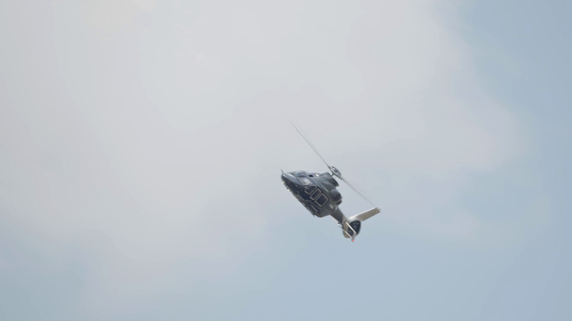H160 Helicopter During Low Altitude Flight Stock Footage SBV-347793150 ...