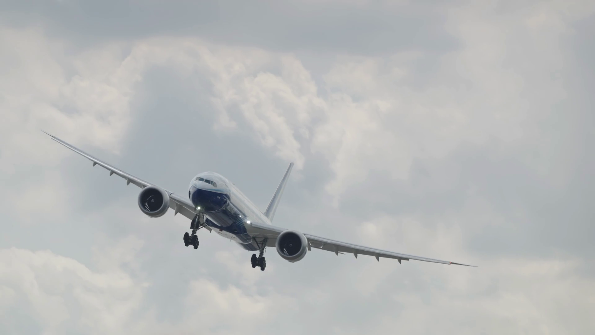 Commercial Jet Airplane During Flight Stock Footage SBV-347793211 ...