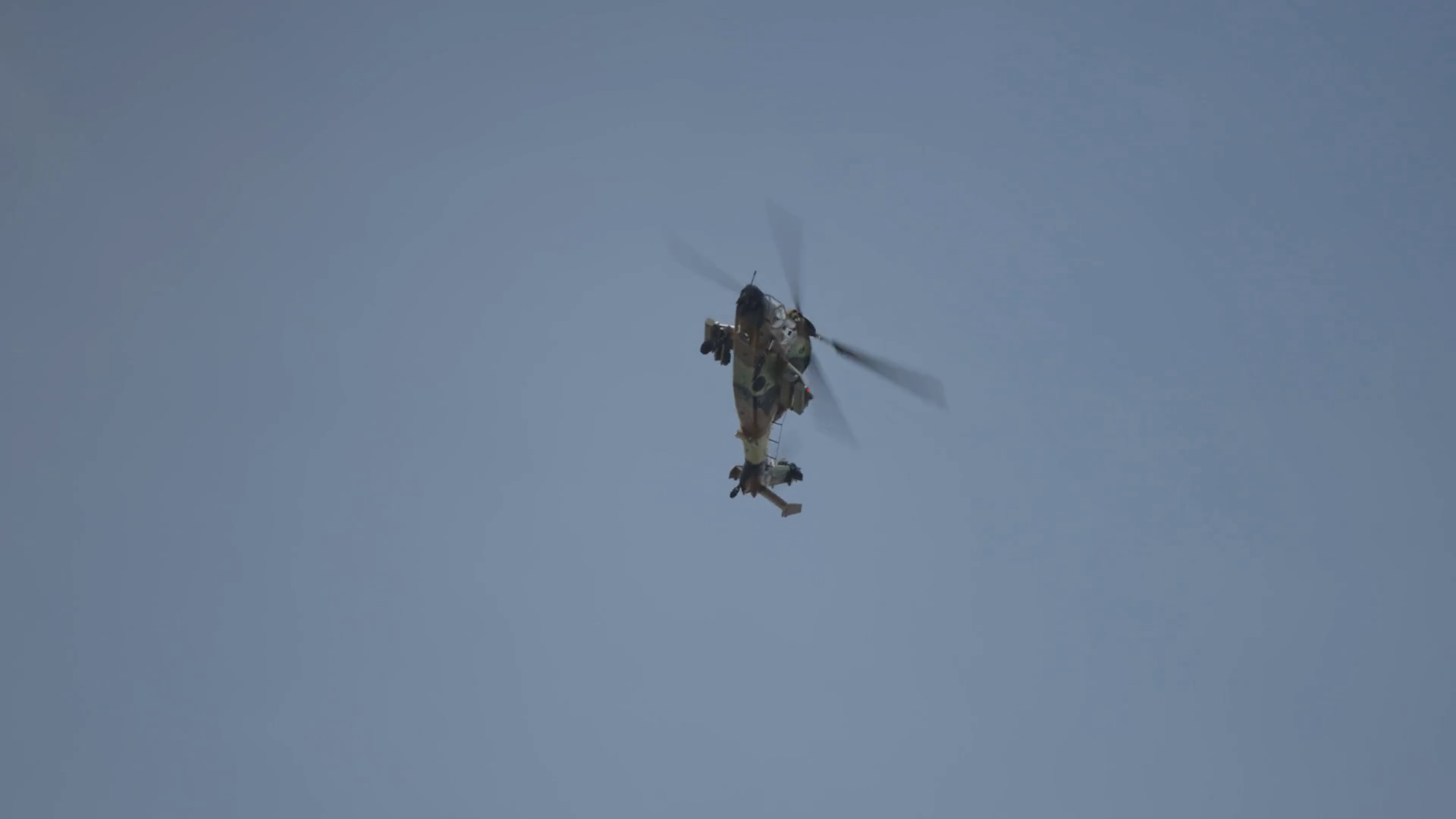 Airbus H-665 Tiger Military Helicopter Stock Footage SBV-347793266 ...