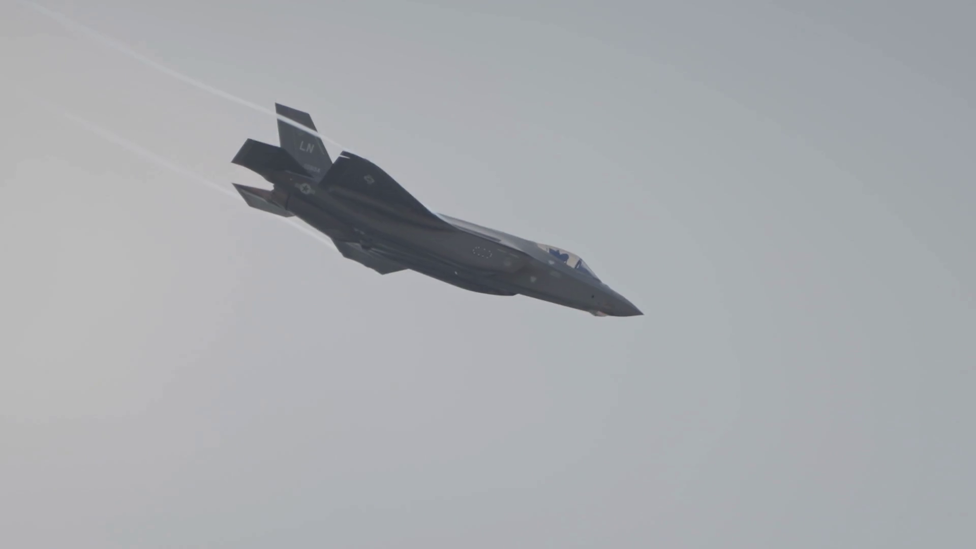 Us Airforce F-35 Stealth Fighter Jet During Stock Footage SBV-347793342 ...