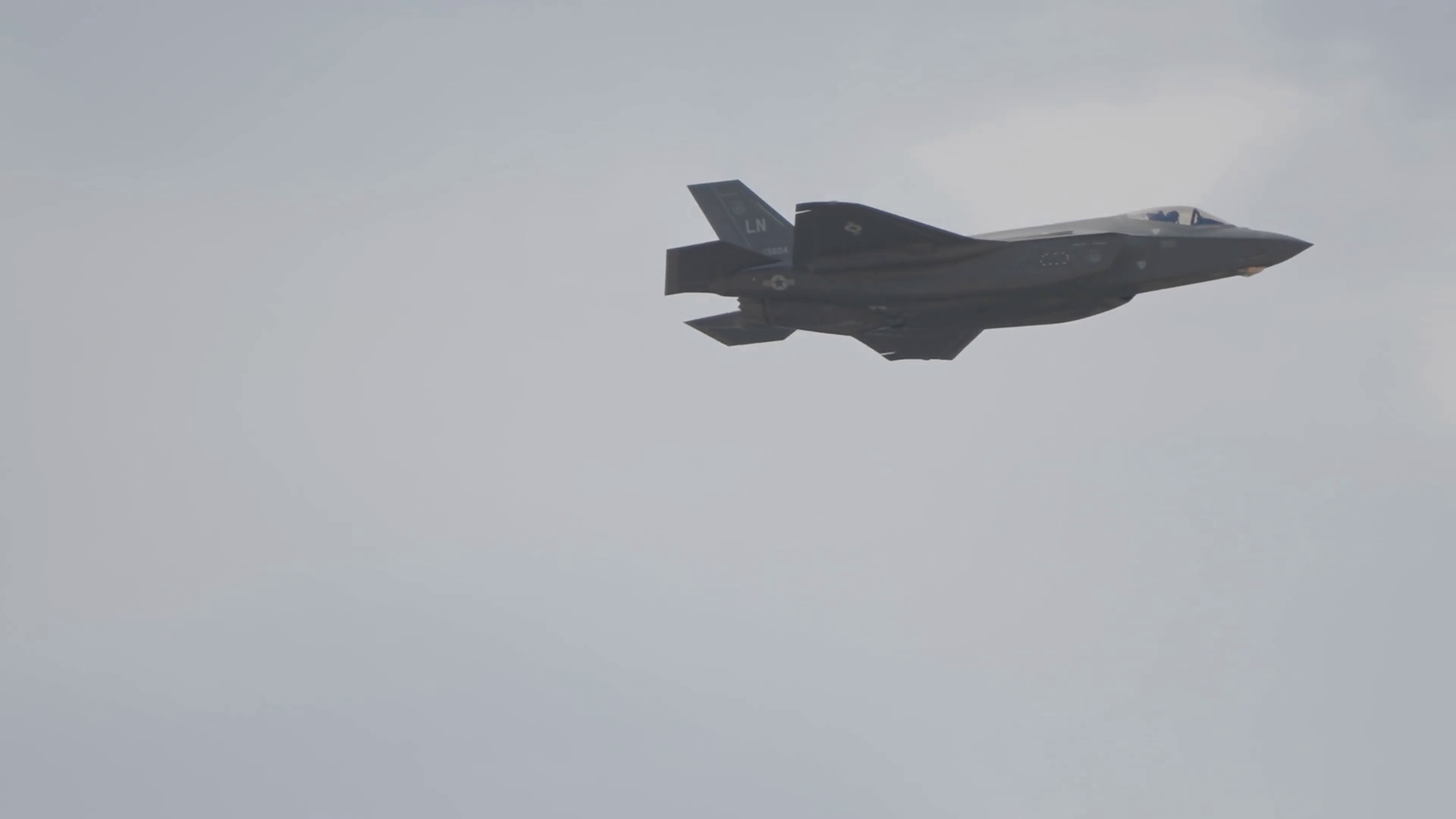 Us Airforce F-35 Stealth Fighter Jet During Stock Footage SBV-347793371 ...