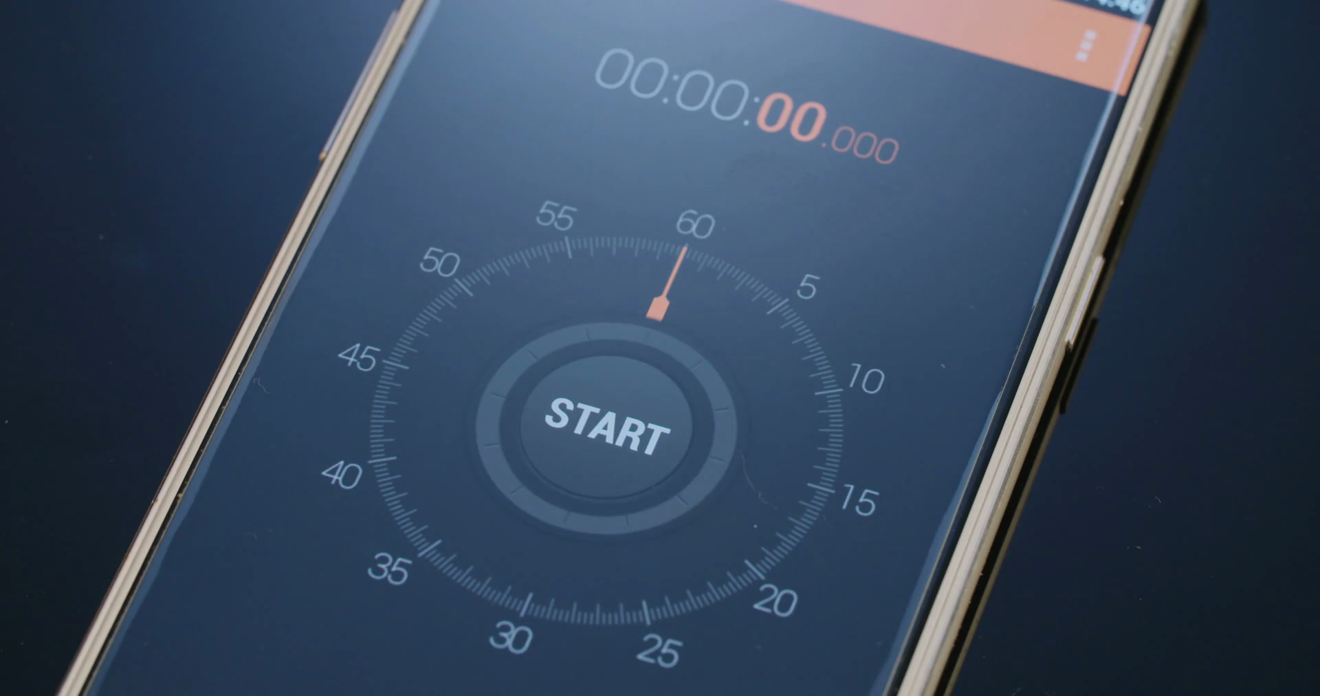 A Digital Stopwatch On Smartphone Screen Stock Footage SBV-315872226 ...