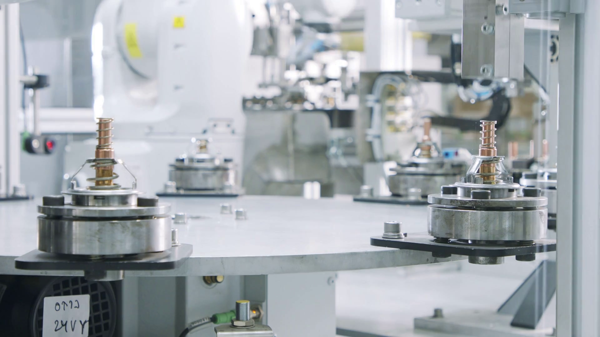 Advanced Robotic Machine Manufacturing Parts Stock Footage SBV ...