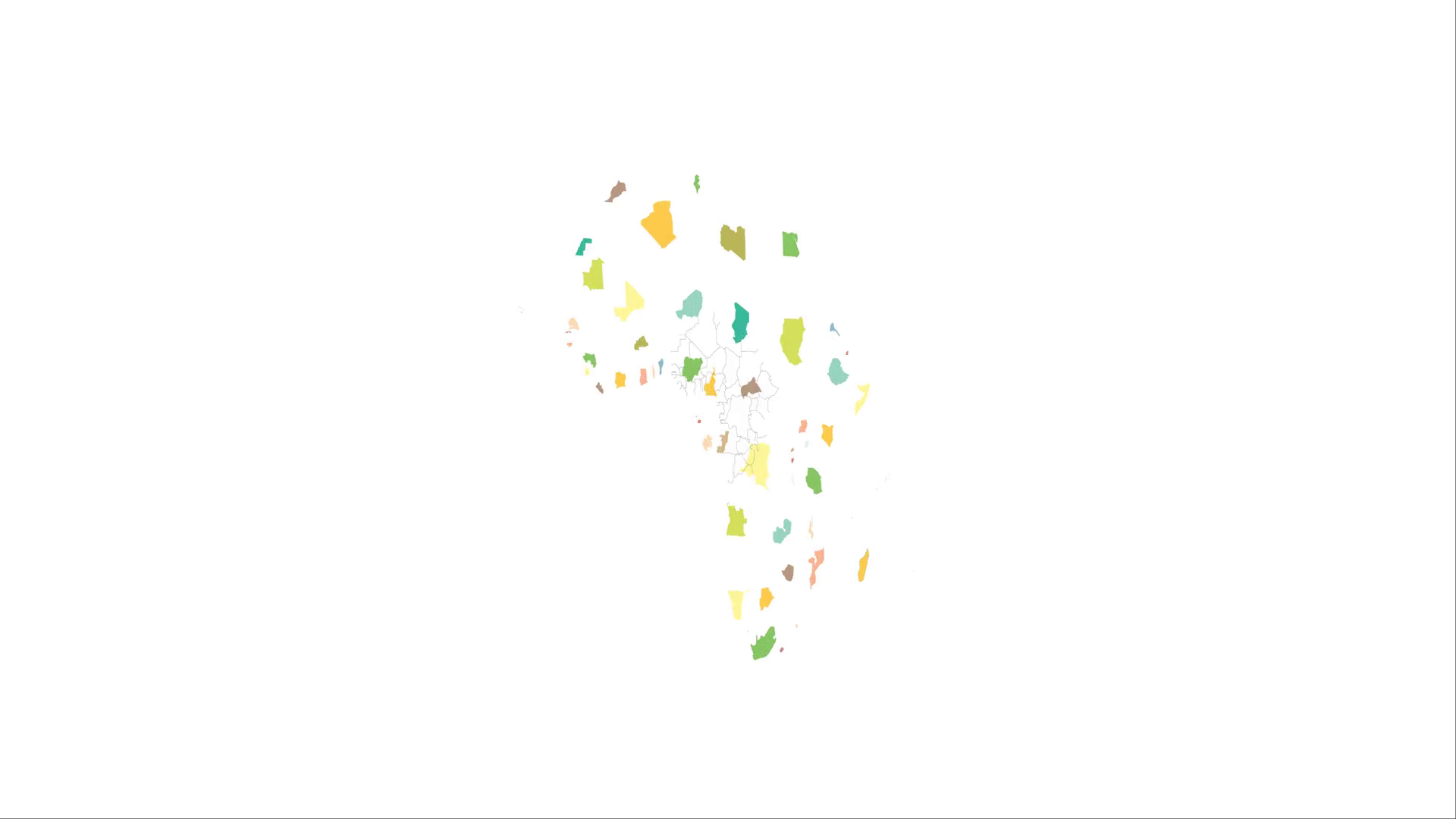 Animation Of Map Of Africa Stock Motion Graphics SBV-338136625 ...