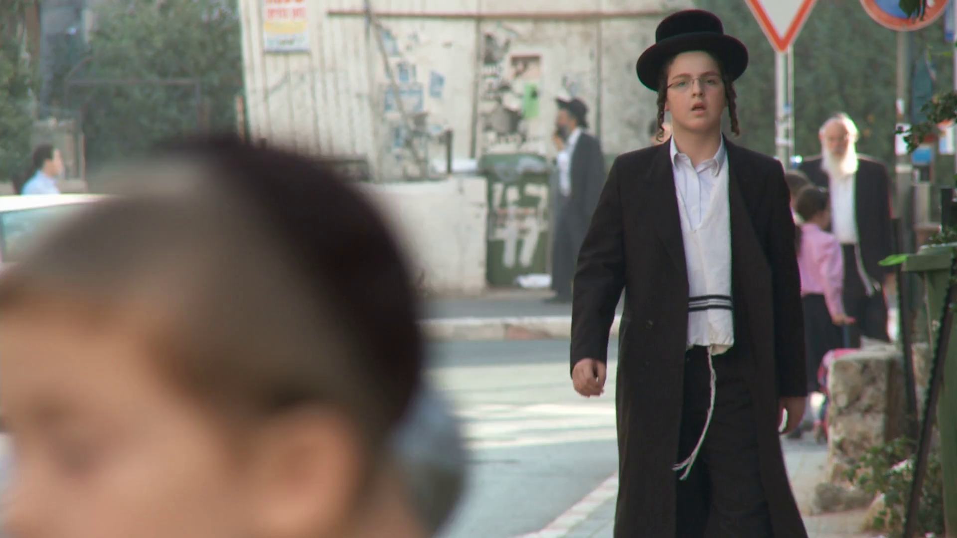 Bnei Brak Israel Circa 2011 - Busy Street Stock Footage SBV-319876571 ...