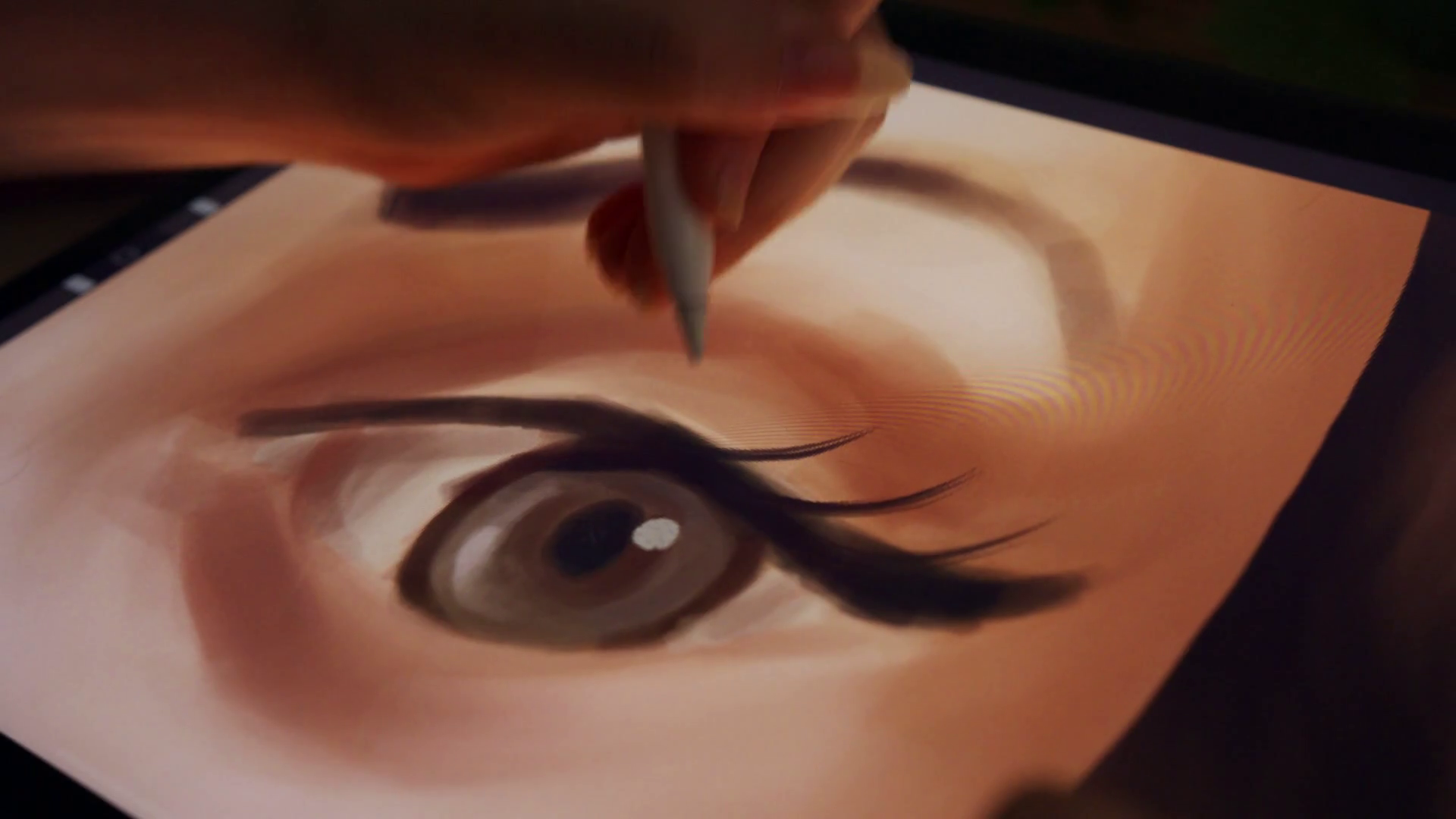 Close Up Of Digital Pen Drawing Artwork On Stock Footage SBV-338654469 ...