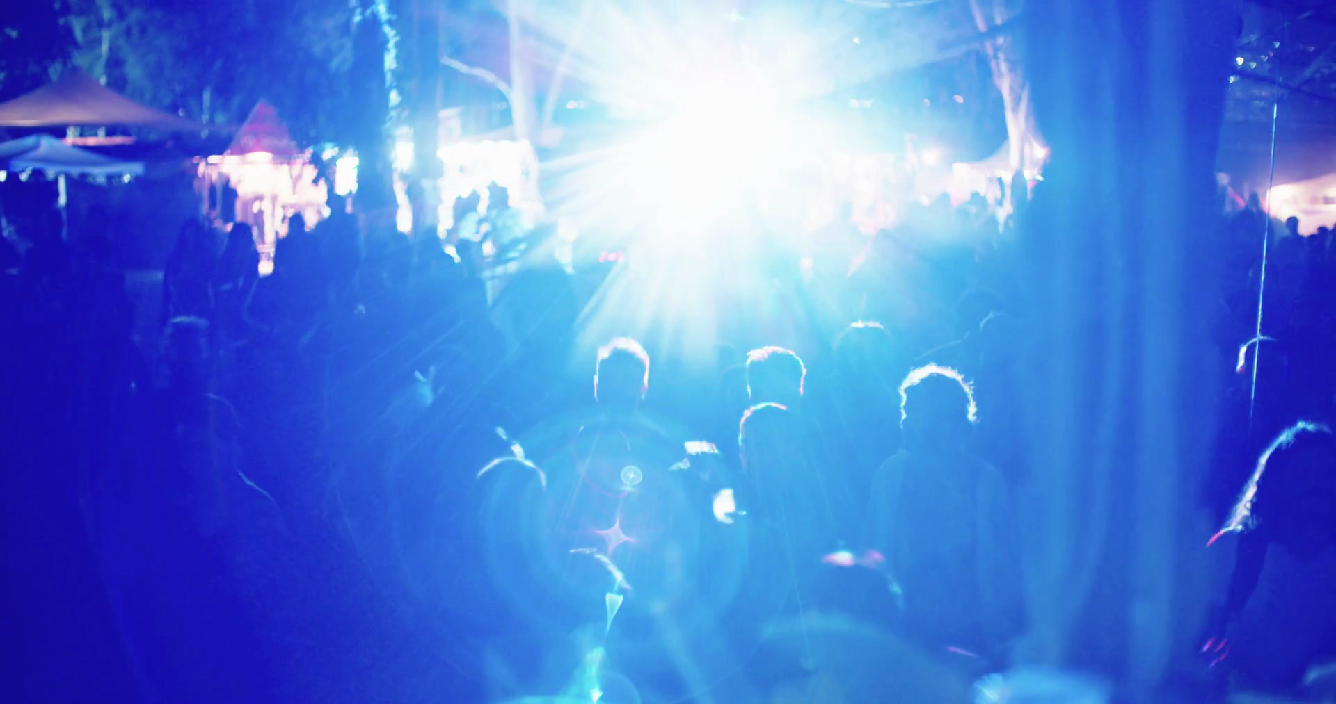 Dj Playing Music In Large Outdoor Dance Stock Footage SBV-323004687 ...