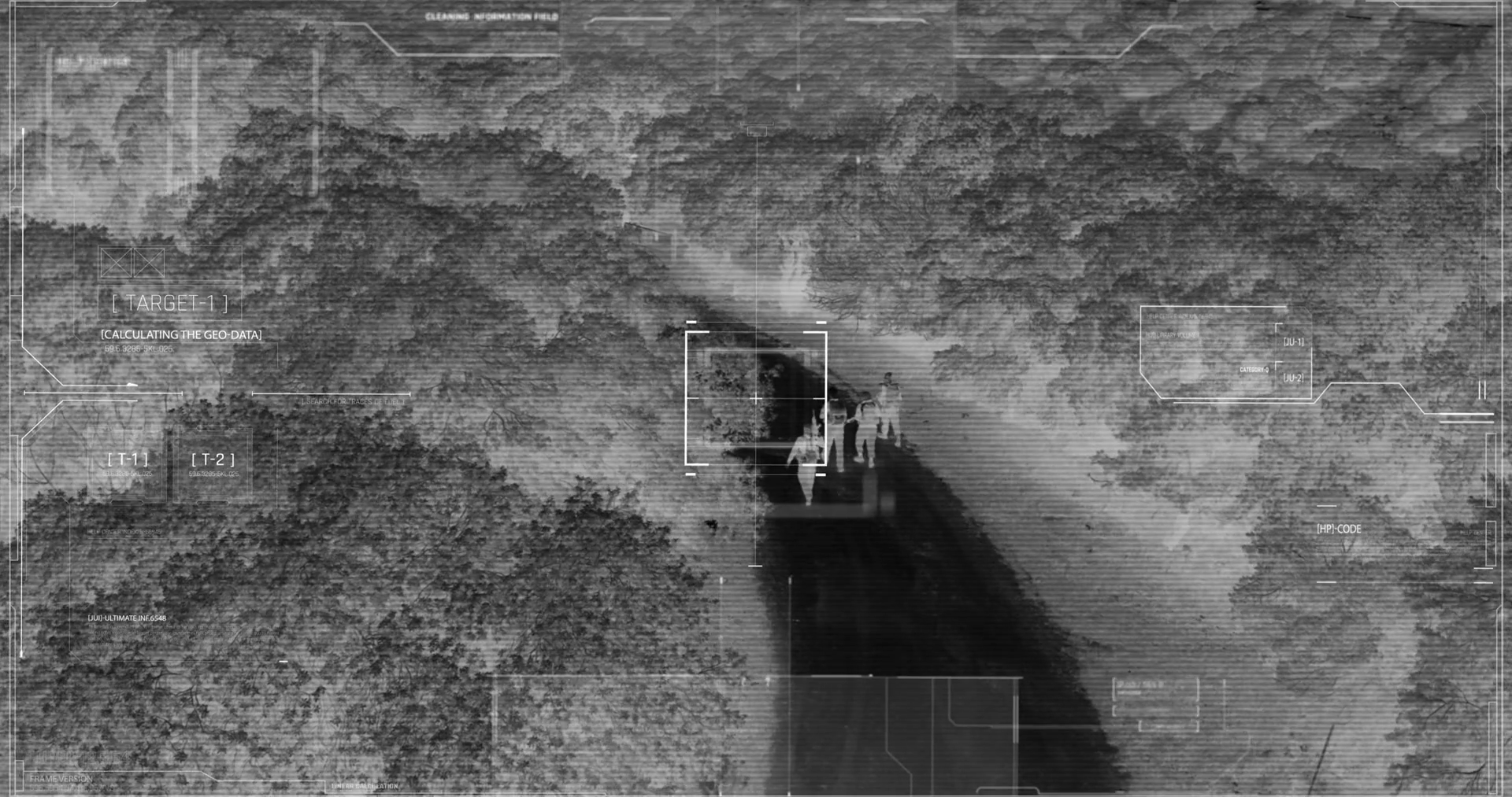 Drone With Thermal Night Vision View Of Stock Footage SBV-334456996 ...