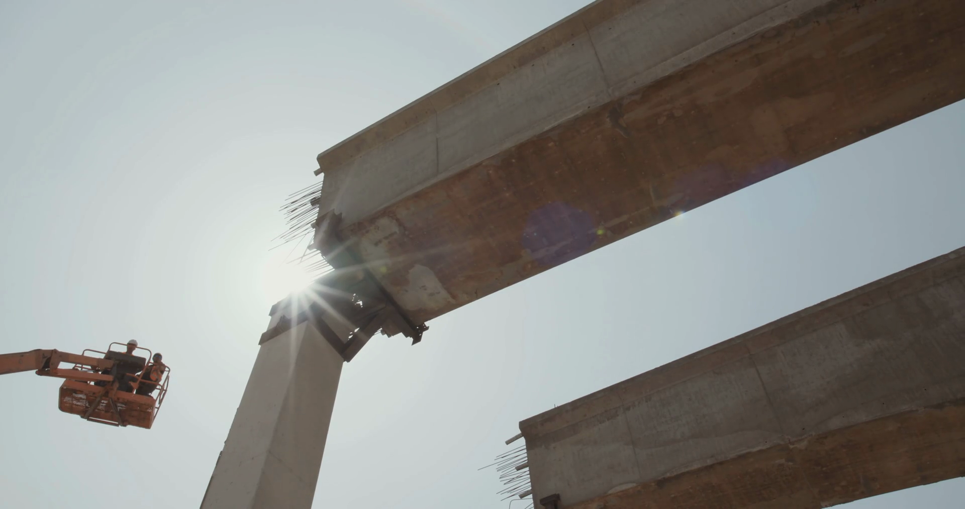 Highway Bridge Construction Project Stock Footage SBV-314582907 ...