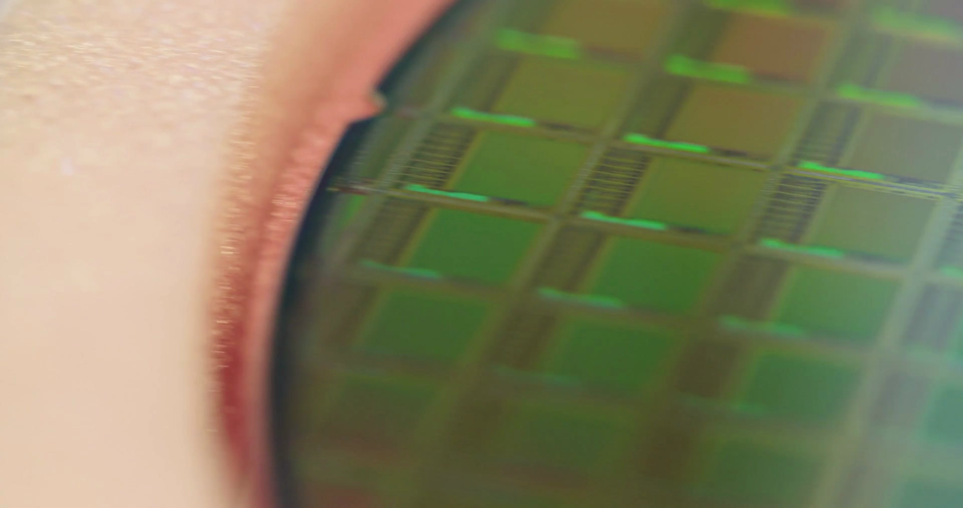 Macro Footage Of Silicon Wafer During Stock Footage SBV-336795736 ...