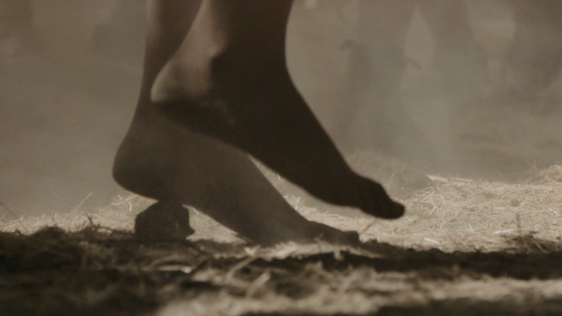 Man Dancing Barefooted In Slow Motion Out In Stock Footage SBV ...