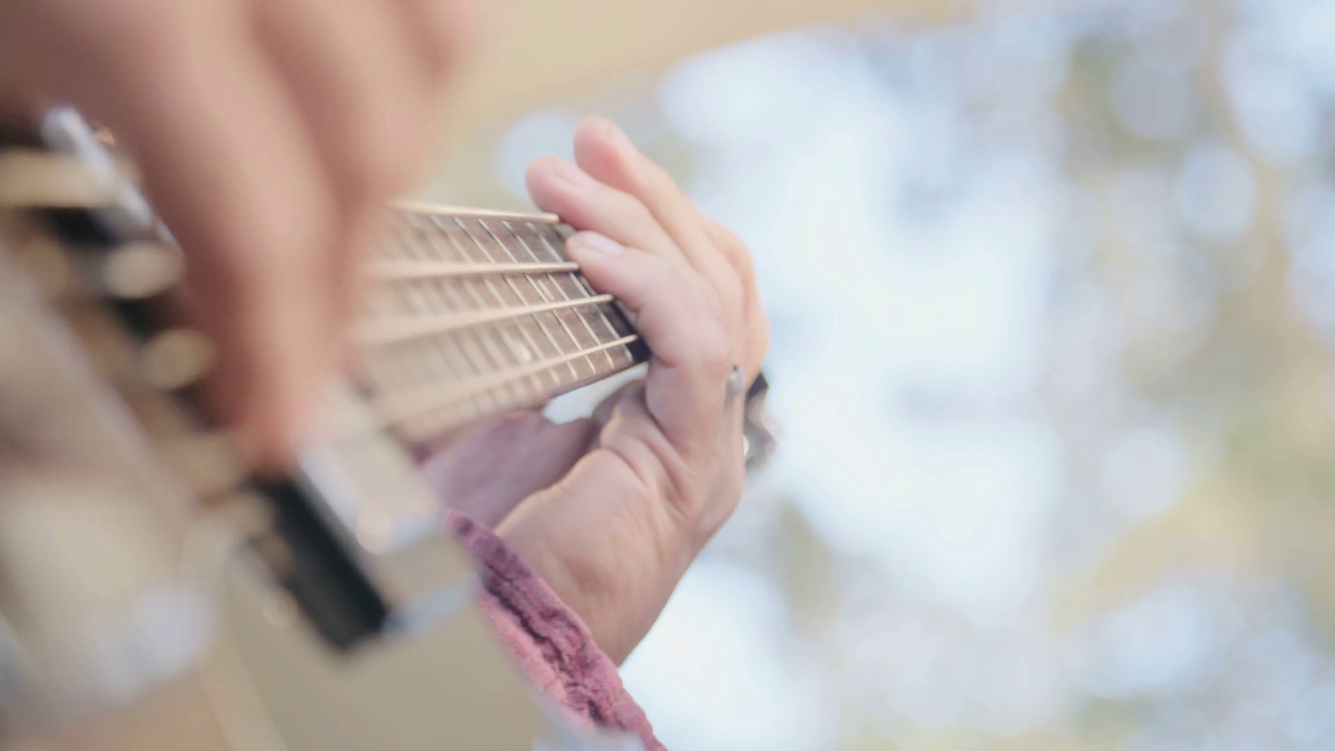 Musician Playing Bass Guitar In Rock Festival Stock Footage SBV ...