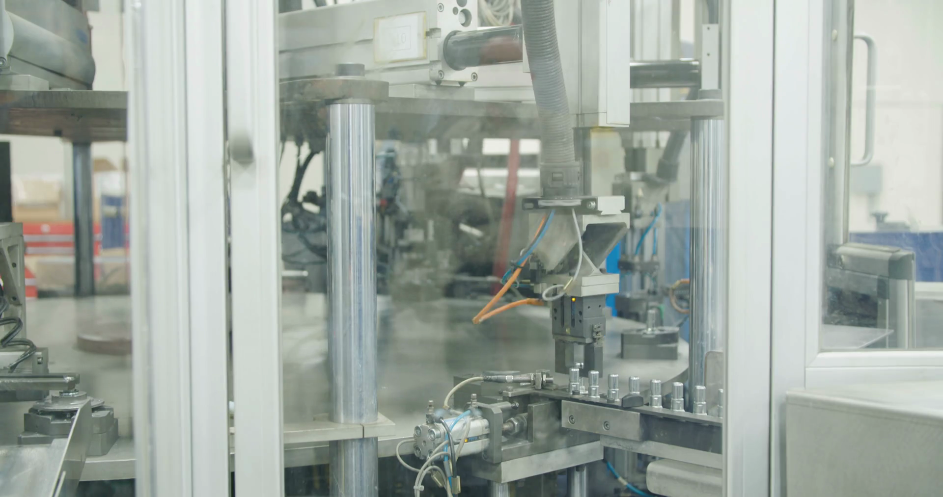 Production Line Of Parts Automotive Industry Stock Footage SBV ...