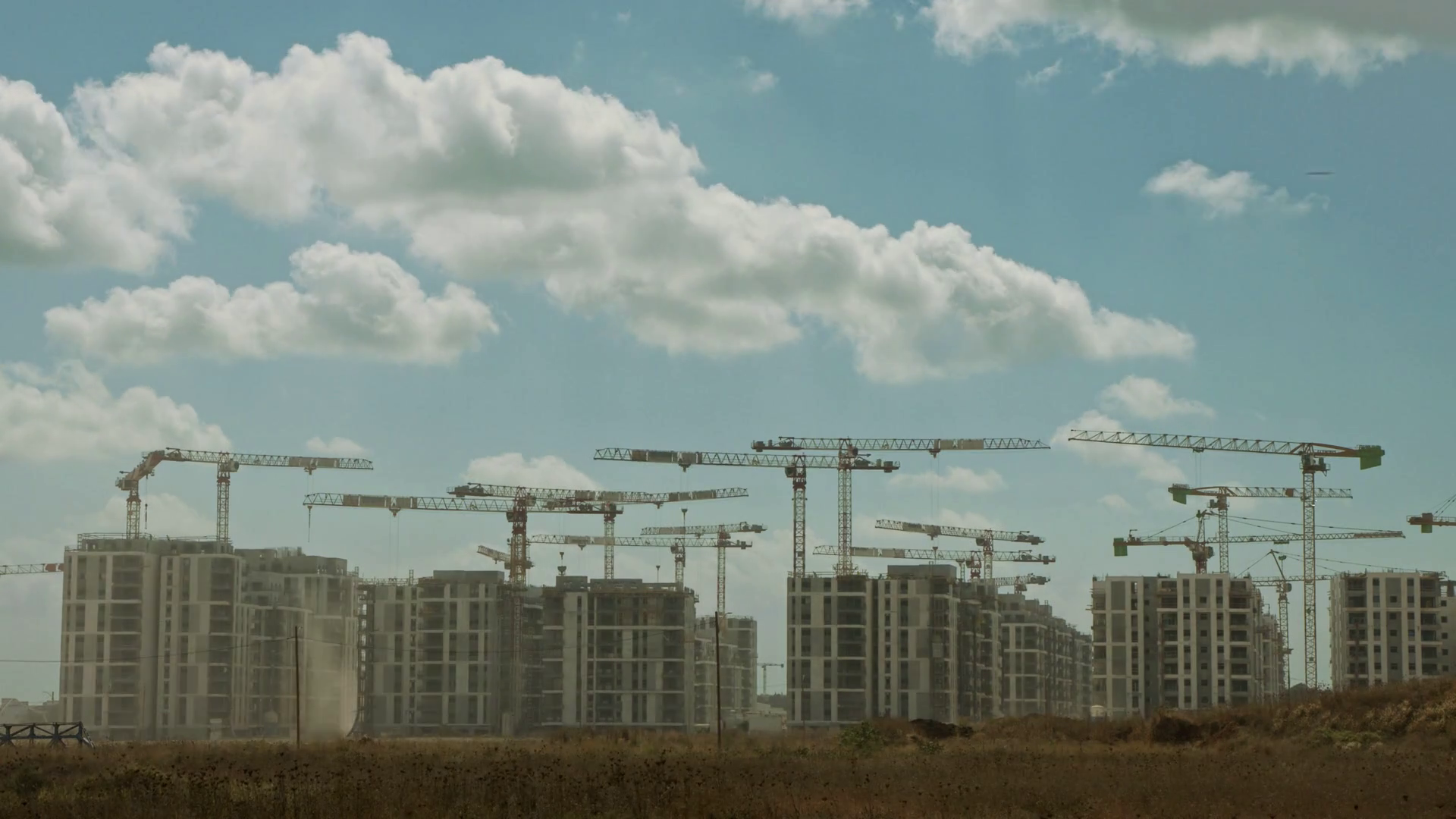Timelapse Of Large Construction Site With Stock Footage SBV-338646326 ...