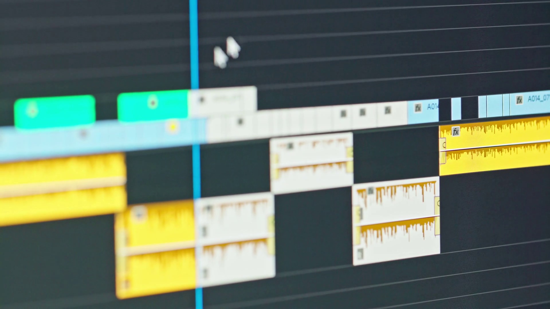 Video Editing Timeline - Editor Going Stock Footage SBV-325380224 ...