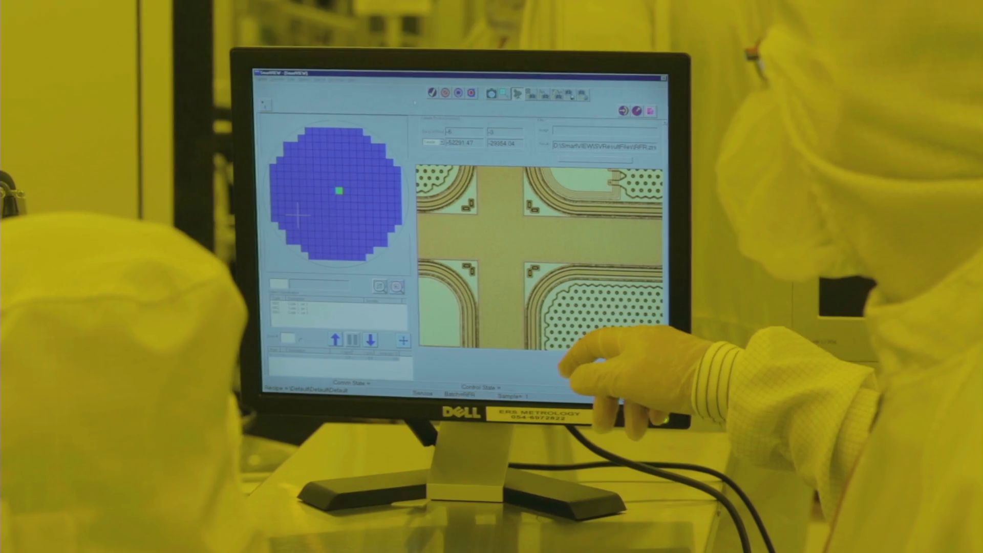 Workers In Clean Suits Inspecting Computer Stock Footage SBV-303917547 ...