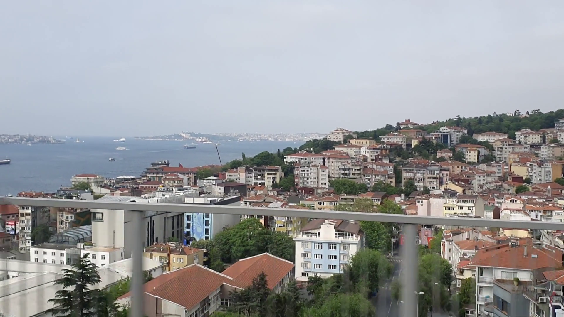 View Of Bosphorus Strait In Istanbul Turkey Stock Footage SBV-352393176 ...