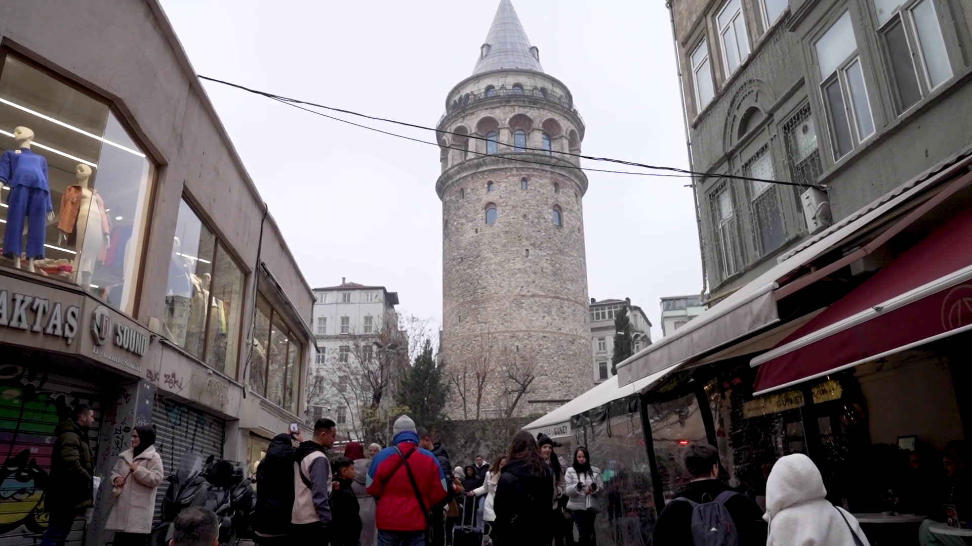View From Galata Tower In Istanbul Stock Footage SBV-347519629 ...