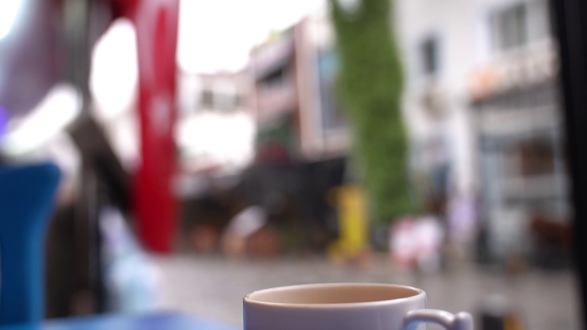 Cup Of Coffee On Street Stock Footage SBV-352284275 - Storyblocks