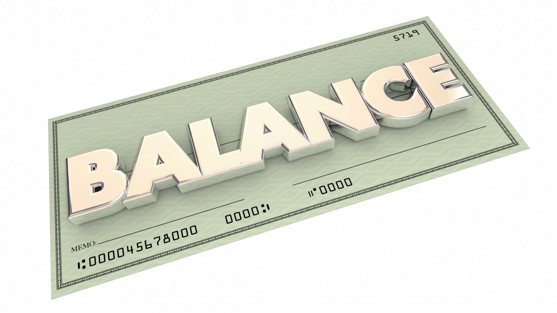 Balance Money Check Bank Account Budget 3d Animation Motion Background ...