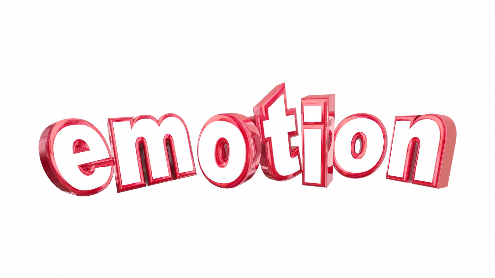 Emotion Feelings Happy Sad Joy Depression Word 3 D Animation Motion ...