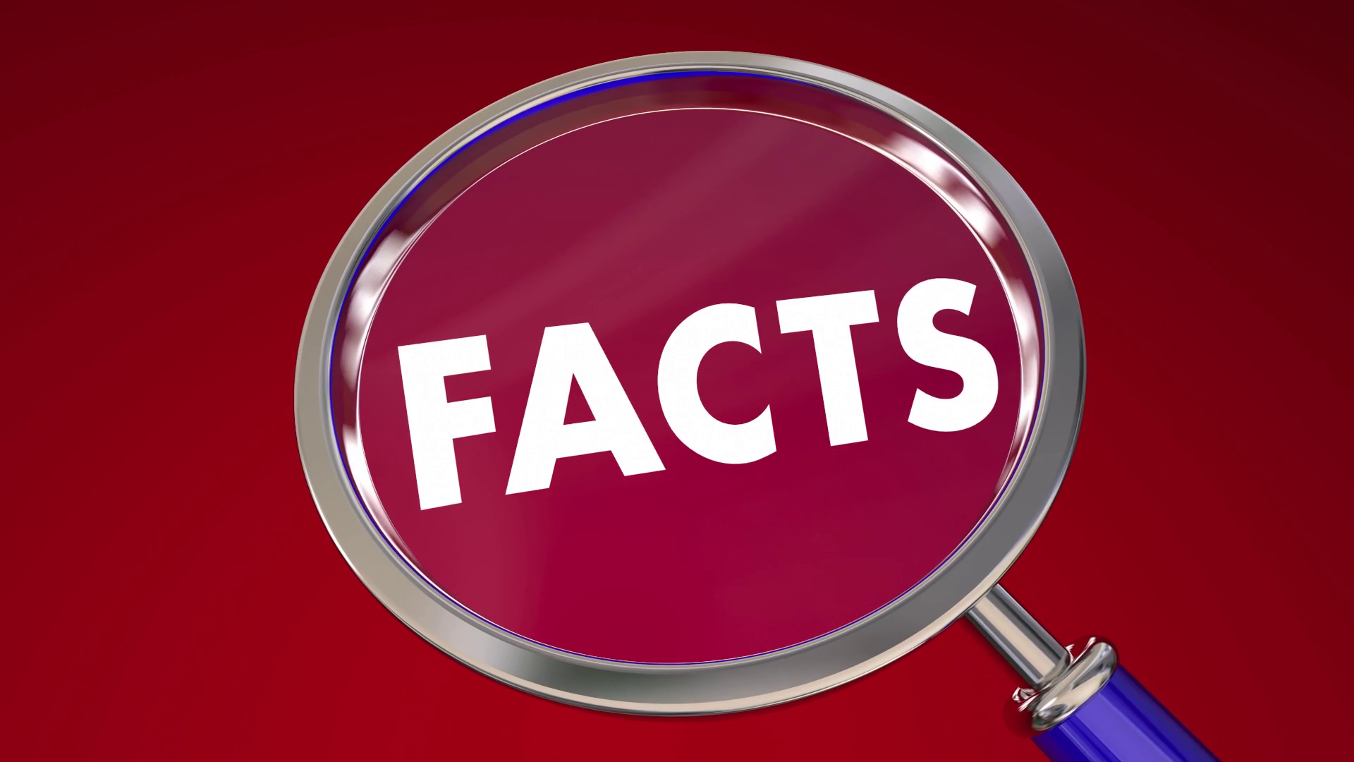 Facts Find Information Magnifying Glass Animation Motion Background ...