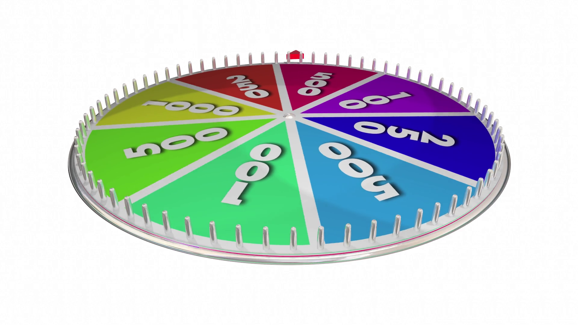 Good Luck Spin Wheel Win Game Jackpot 3 D Stock Motion Graphics SBV ...