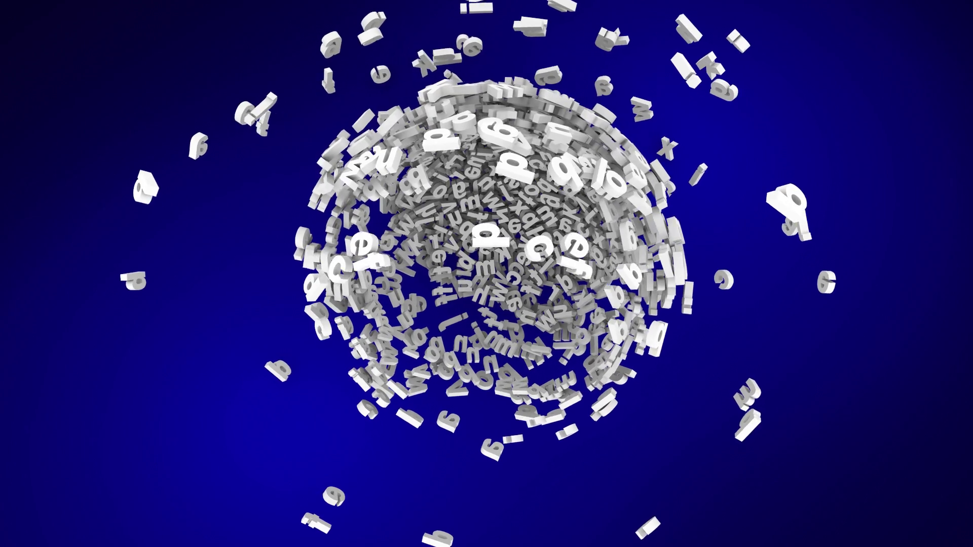 Letter Ball Sphere 3d Alphabet Animation Stock Motion Graphics SBV ...