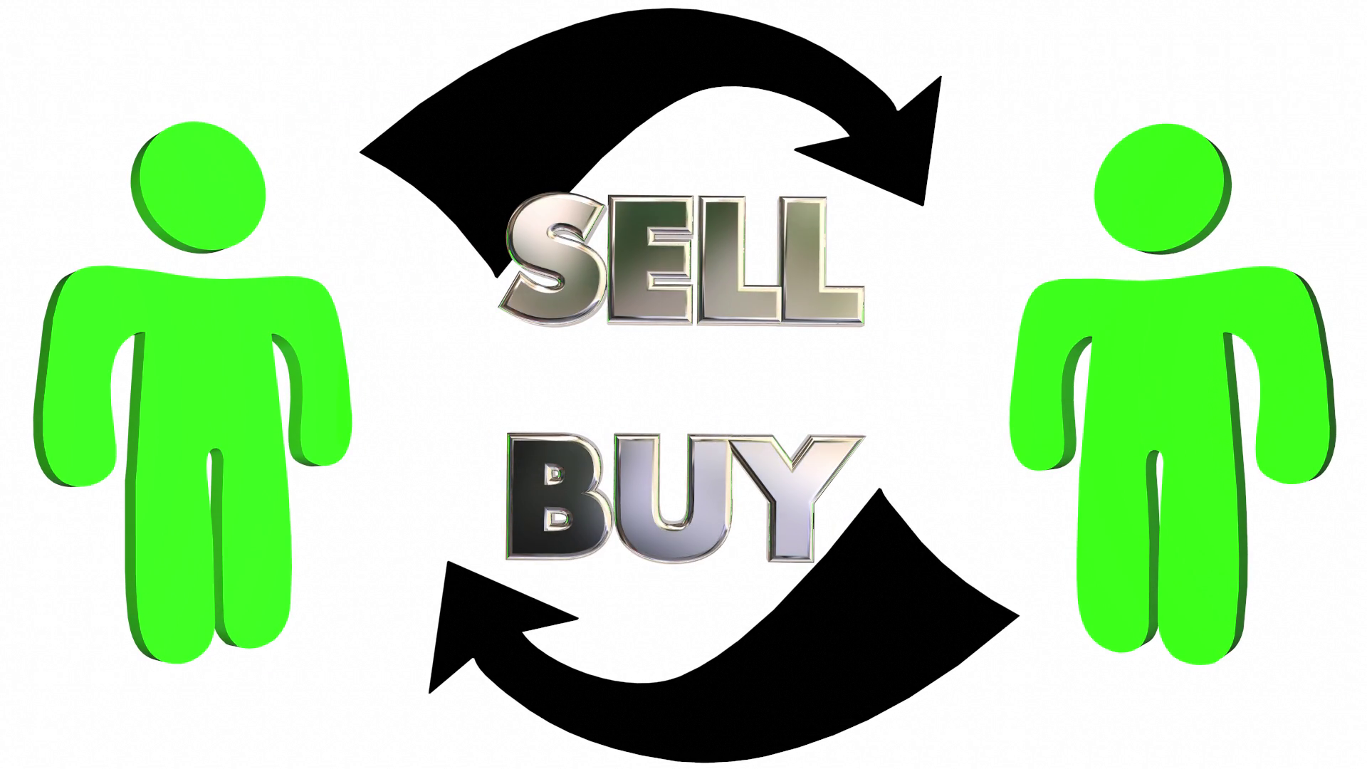 Sell Buy Sales Process Customer Close Deal 3 D Animation Motion ...