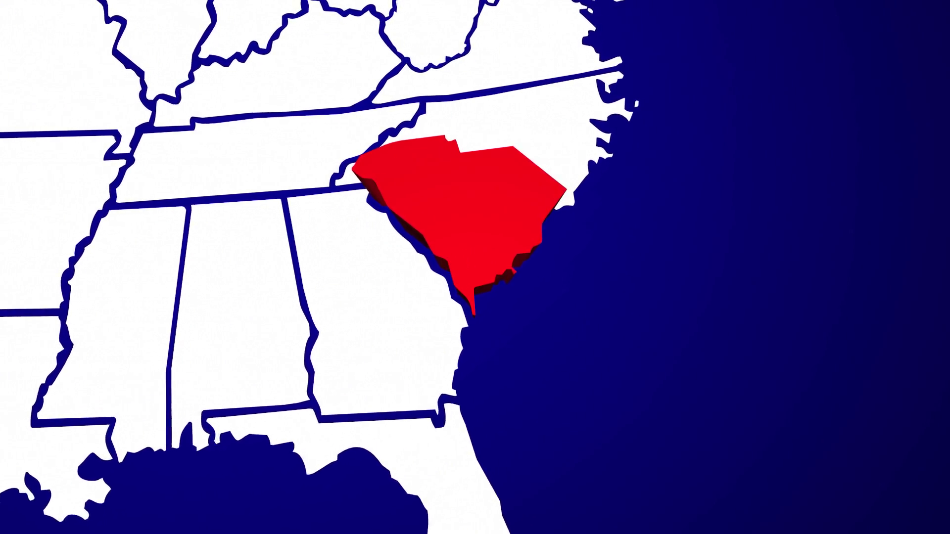 South Carolina Sc United States Of America Stock Motion Graphics SBV ...