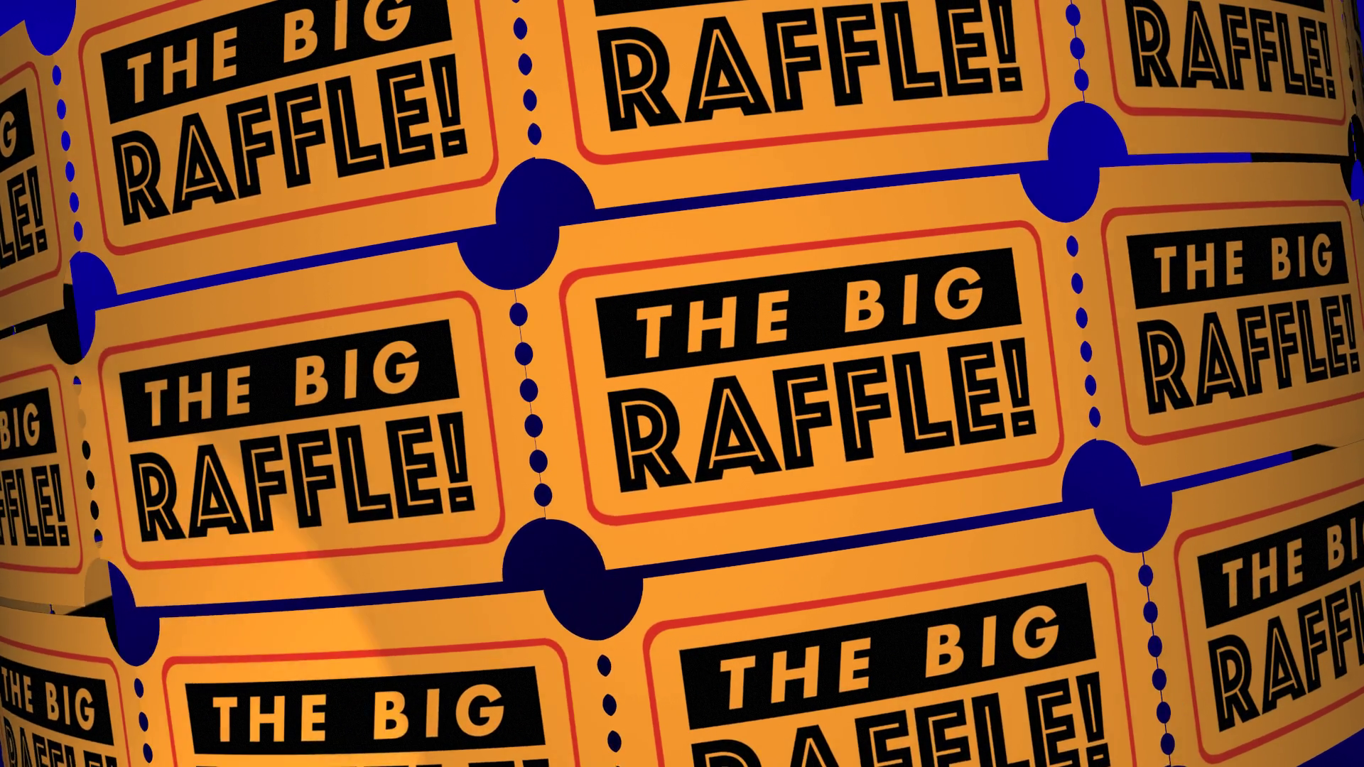 The Big Raffle Contest Win Prize Get Tickets 3 D Animation Motion ...