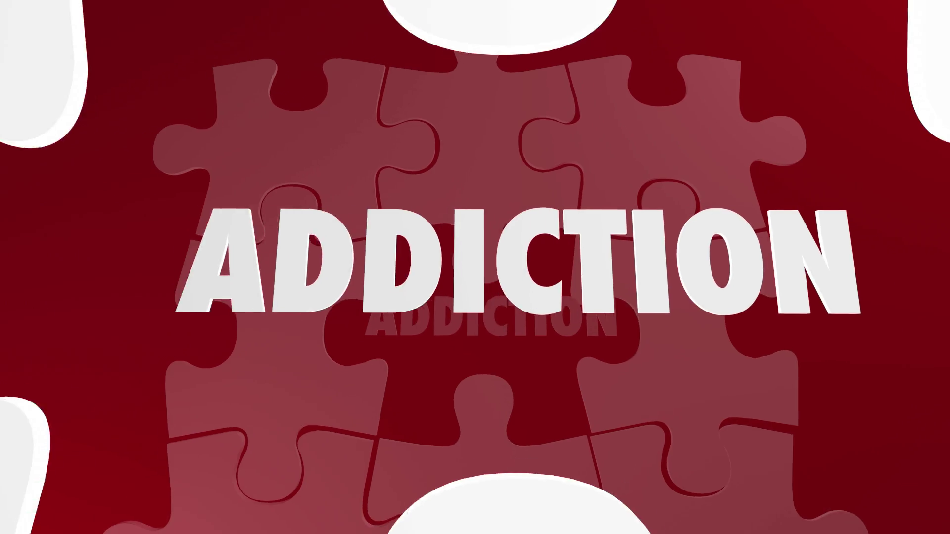 Addiction Recovery Kick Habit Puzzle Words 3 Stock Motion Graphics SBV ...