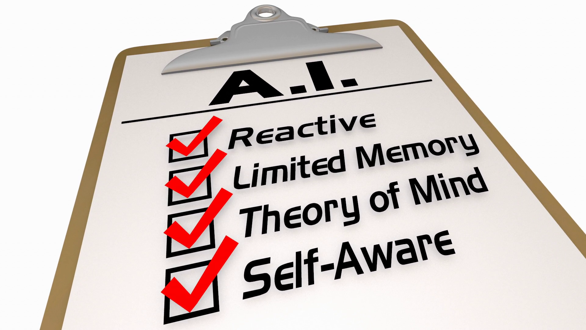 Ai Checklist Four Classes Cateogries Stock Motion Graphics SBV ...