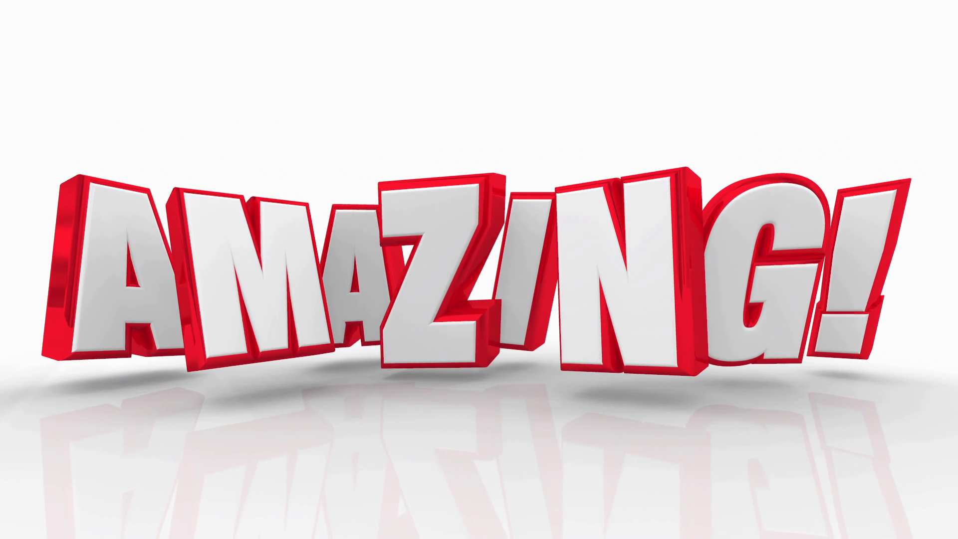 Amazing Letters Forming Word Great Fantastic Stock Motion Graphics SBV ...