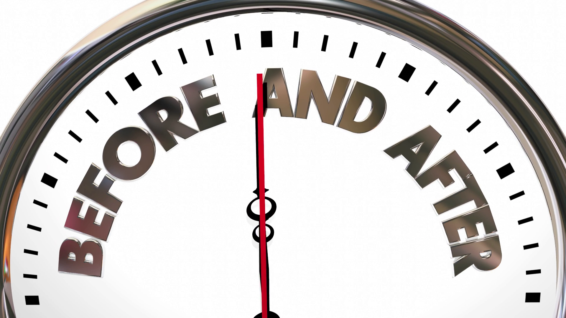 Before And After Improvement Then Now Later Clock 3 D Animation Motion ...