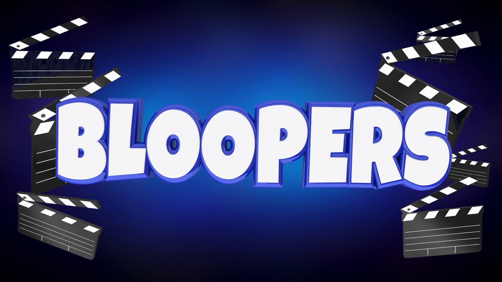 Bloopers Movie Outtakes Film Clapper Boards Stock Motion Graphics SBV ...