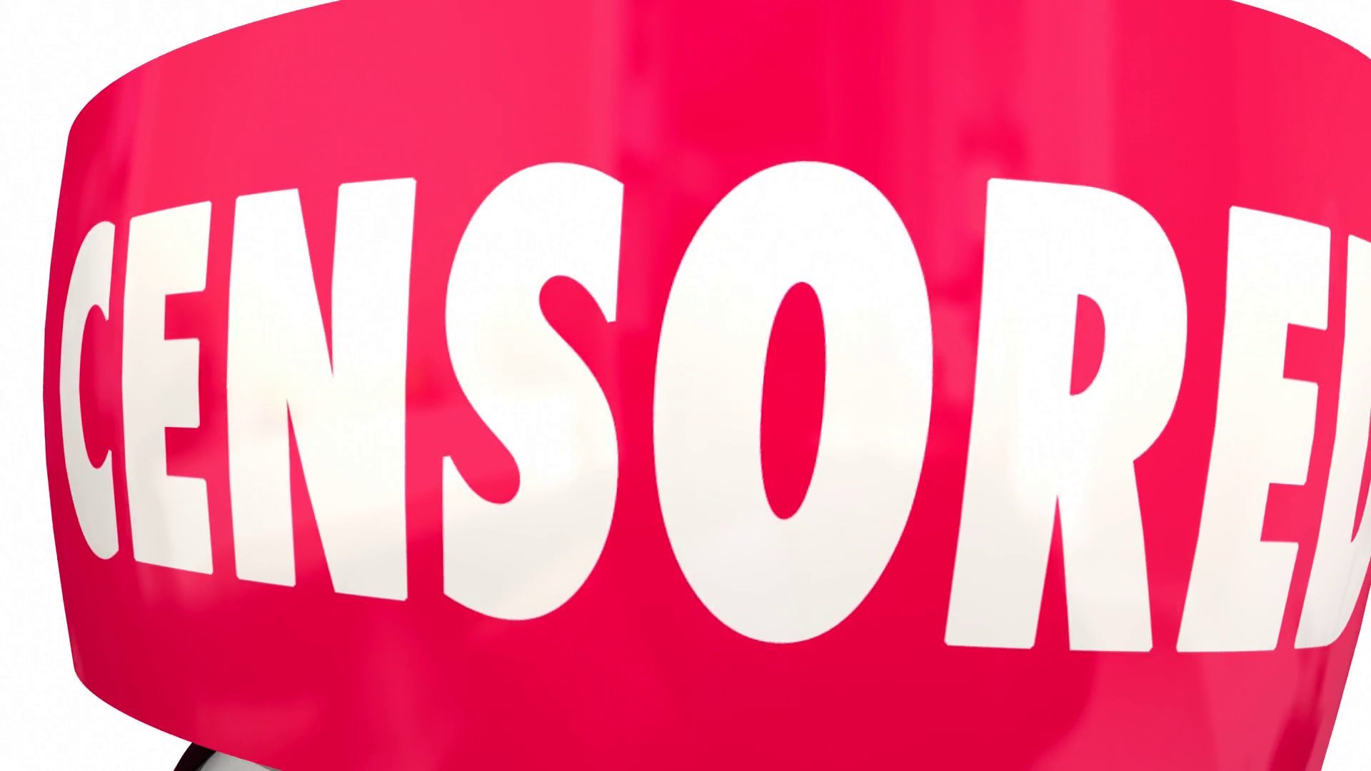 Censored Man Wrapped Tape Censorship Free Speech 3 D Animation Motion ...