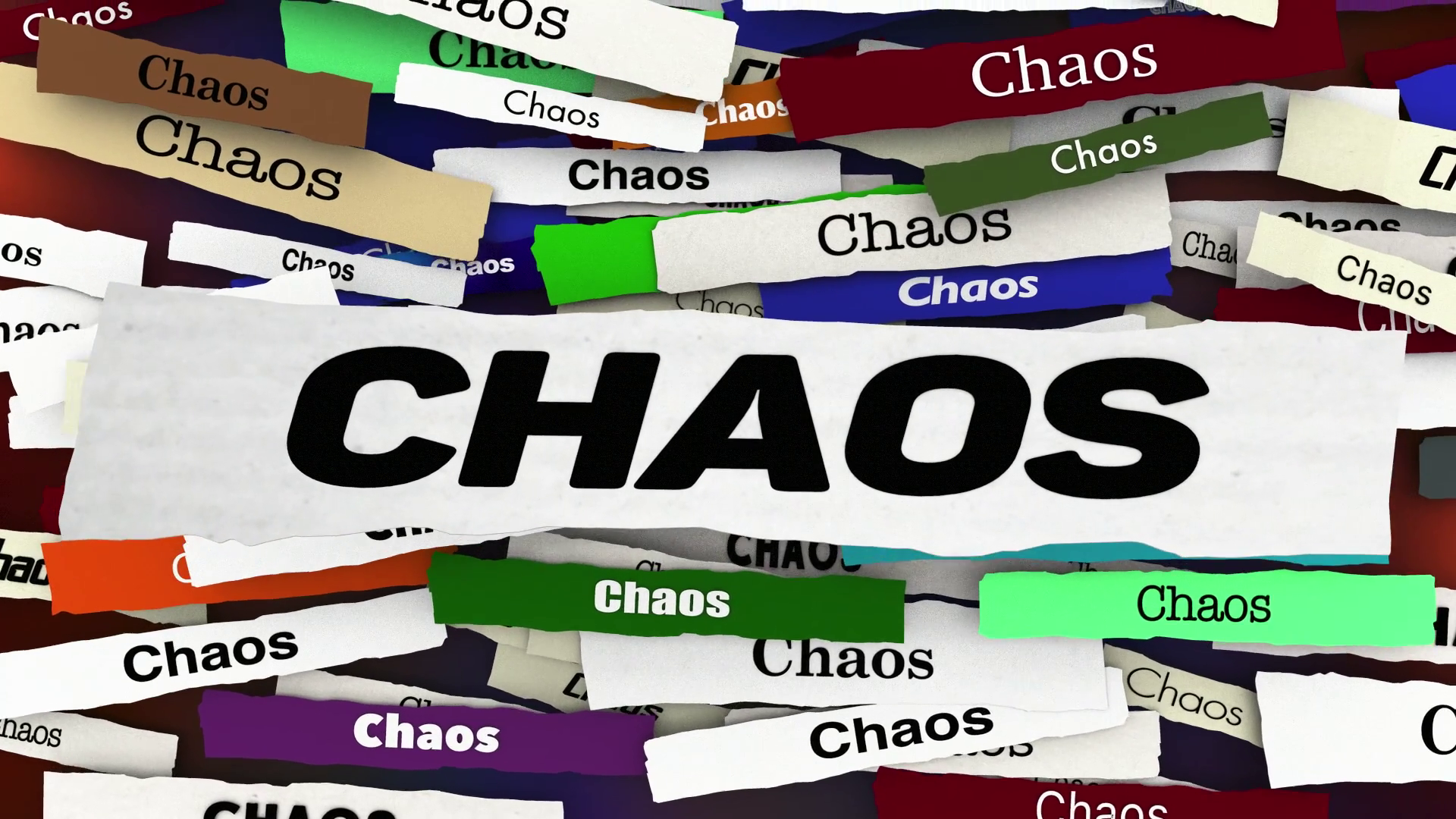 Chaos Panic Disorder Confusion News Stock Motion Graphics SBV-352552330 ...