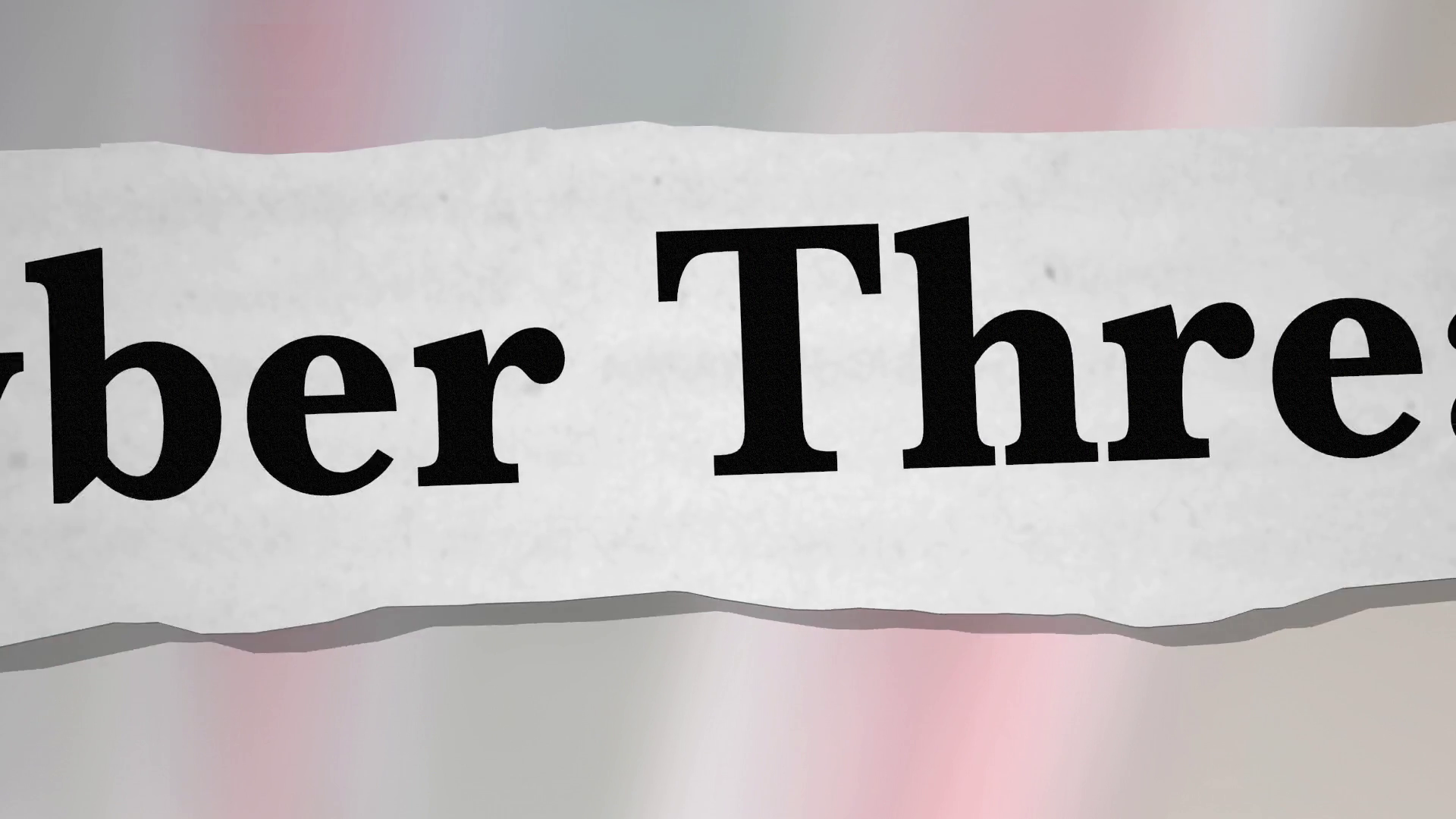 Cyber Threats Attacks Hacking Newspaper Stock Motion Graphics SBV ...