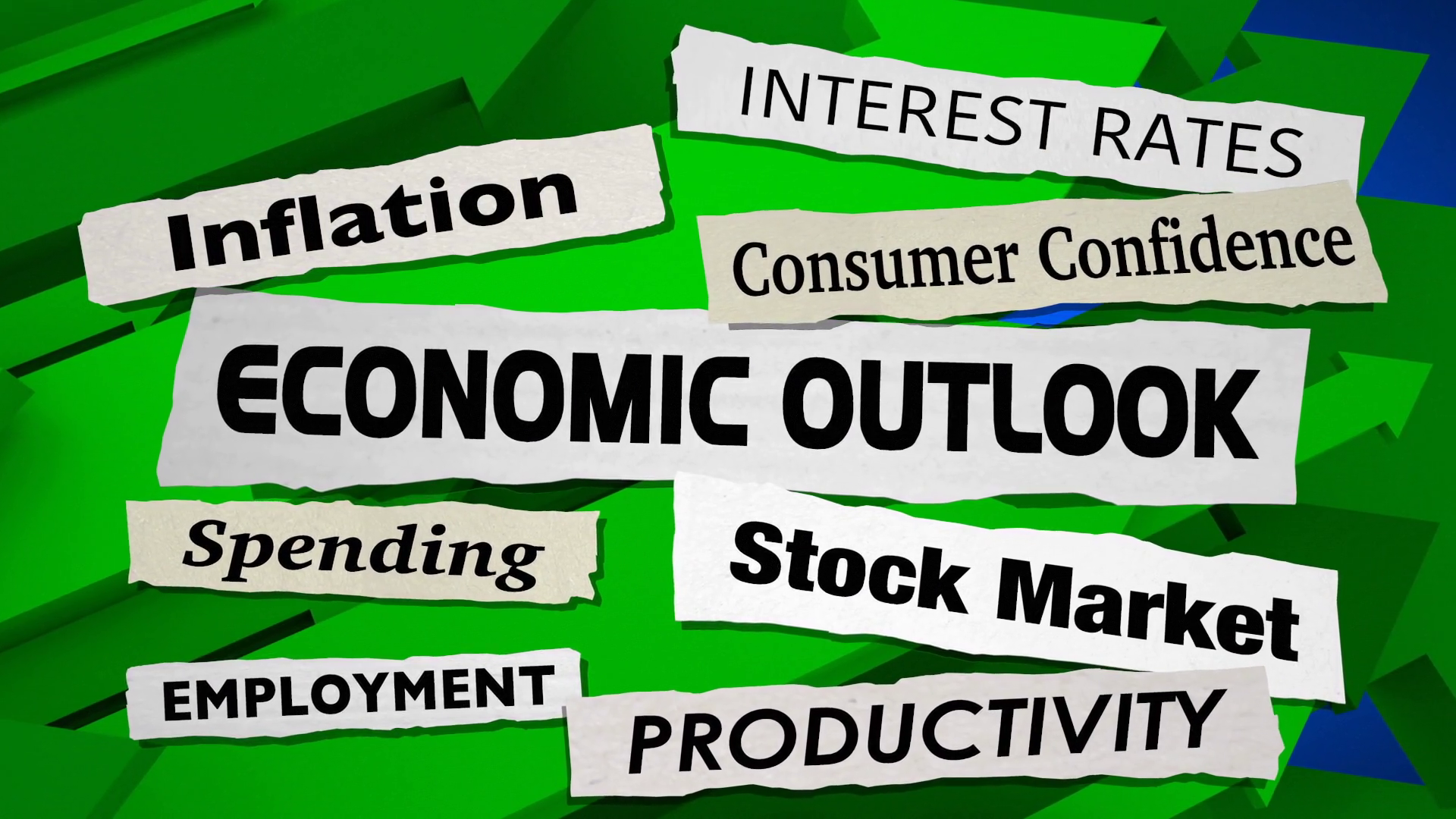 Economic Outlook News Headlines Inflation Stock Motion Graphics SBV ...