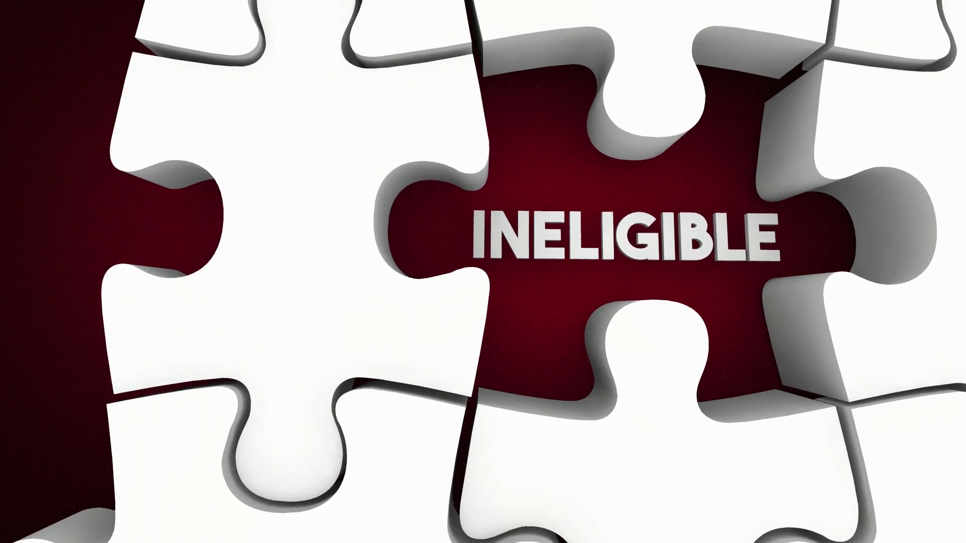 Eligible Vs Ineligible Puzzle Piece Solution Stock Motion Graphics SBV ...