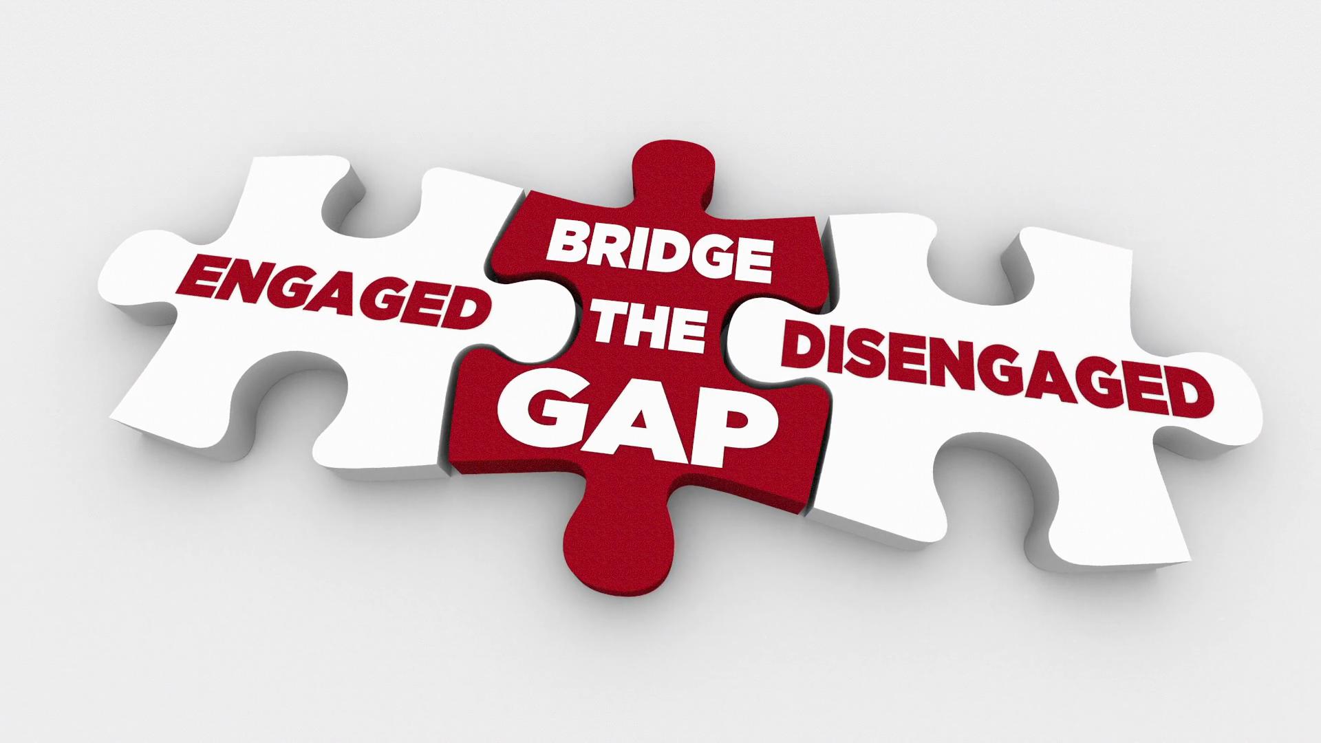 Engaged Vs Disengaged Puzzle Pieces Bridge Stock Motion Graphics SBV ...