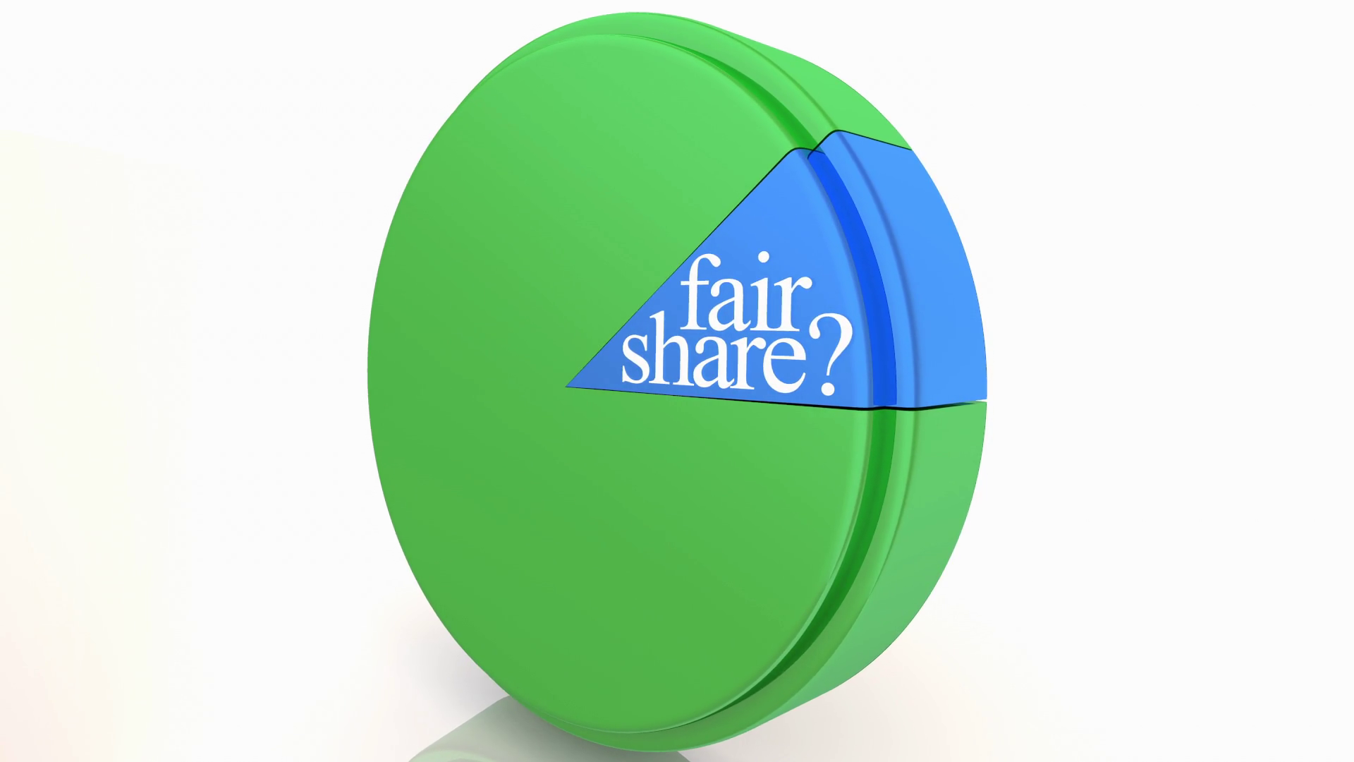 Fair Share Is Piece Big Portion Equity Stock Motion Graphics SBV ...