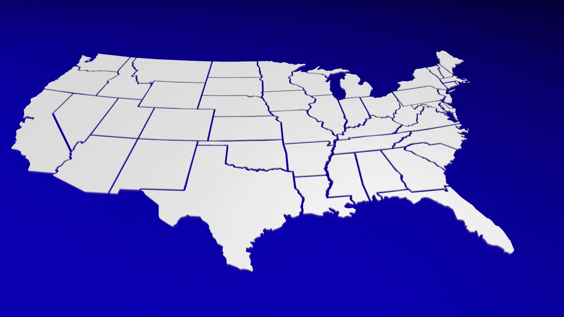 Florida Fl State Map Pin Location Navigation Stock Motion Graphics SBV ...