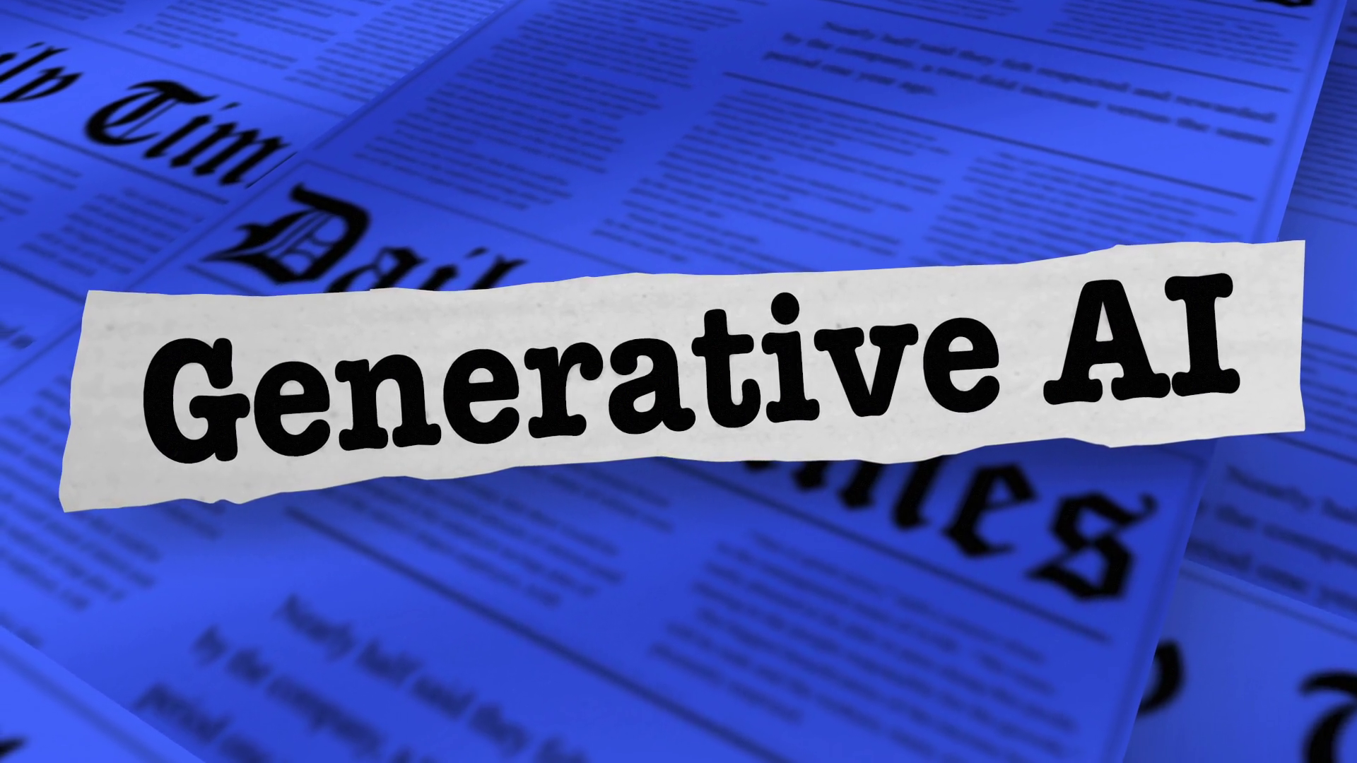 Generative Ai News Paper Headlines Stock Motion Graphics Sbv 348371678 Storyblocks