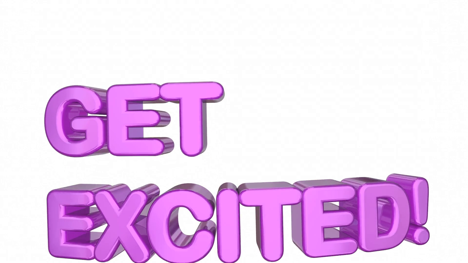 Get Excited Fun Cartoon Face Excitement 3 D Stock Motion Graphics SBV ...