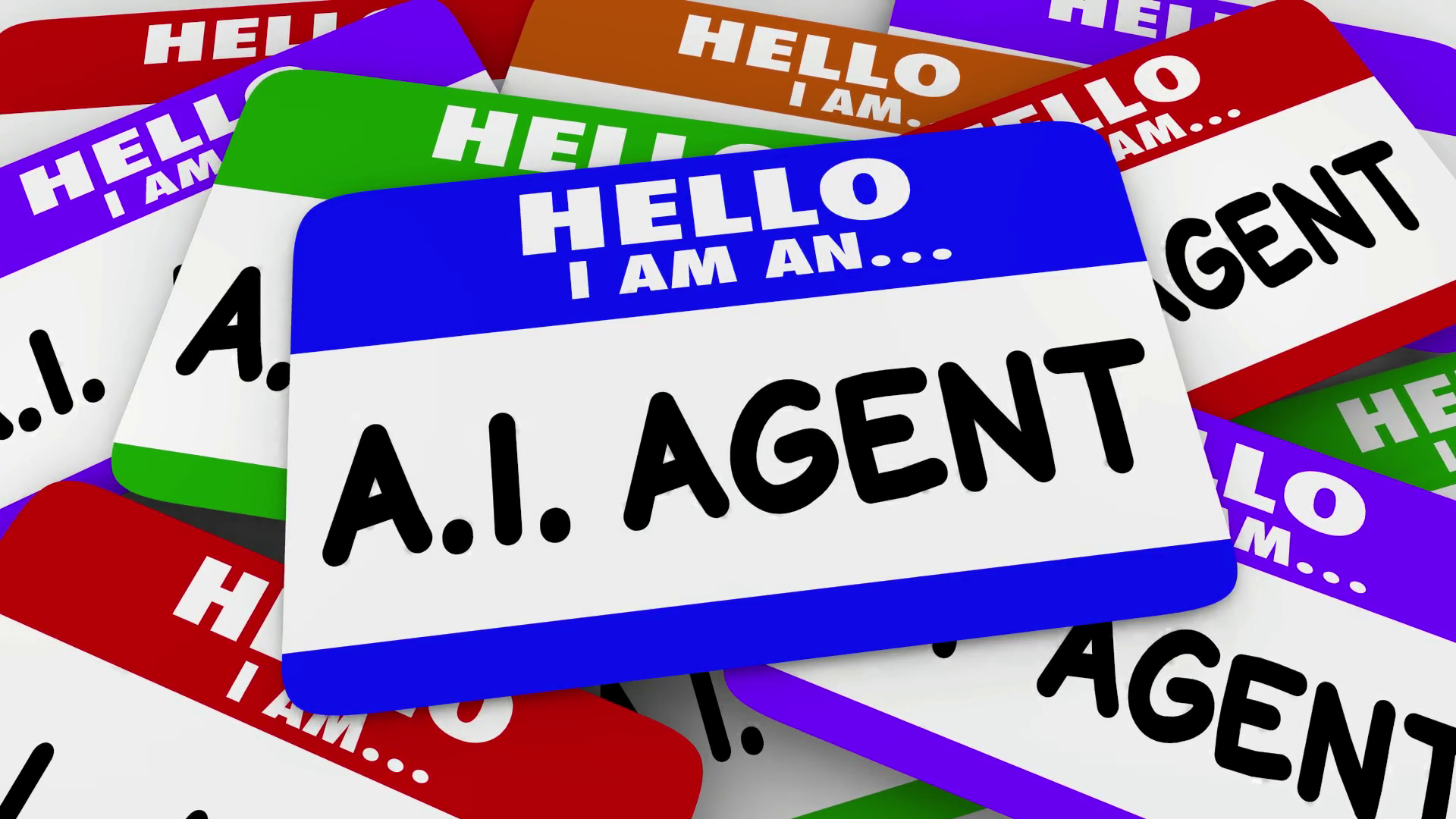 Hello I Am Ai Agent Digital Worker Stock Motion Graphics SBV-351792192 ...