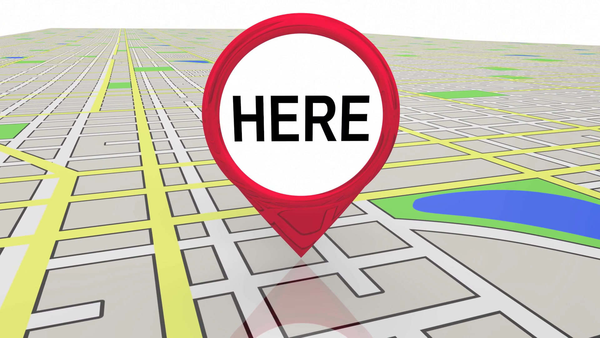 Here Map Pin This Location Navigation 3 D Animation Motion Background ...