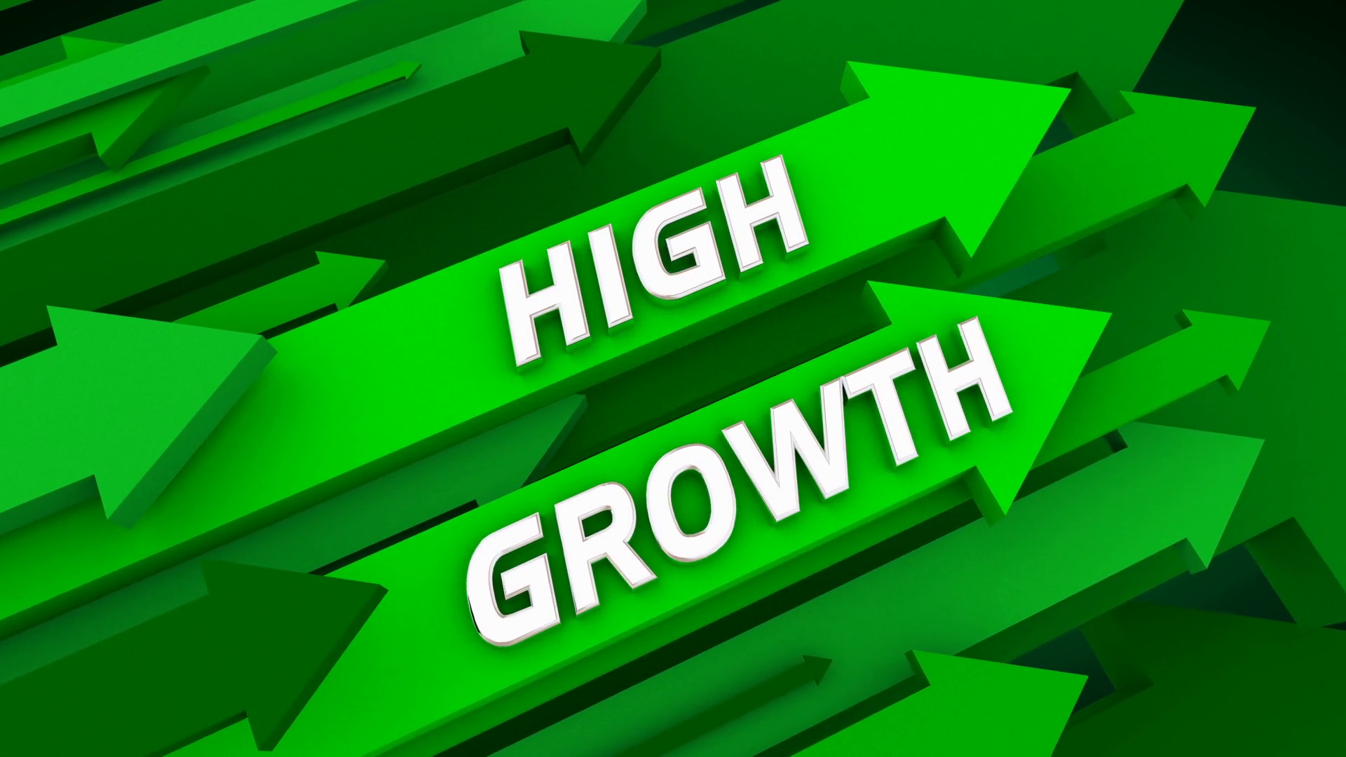 High Growth Arrows Rising Increase Up Goal Stock Motion Graphics SBV ...