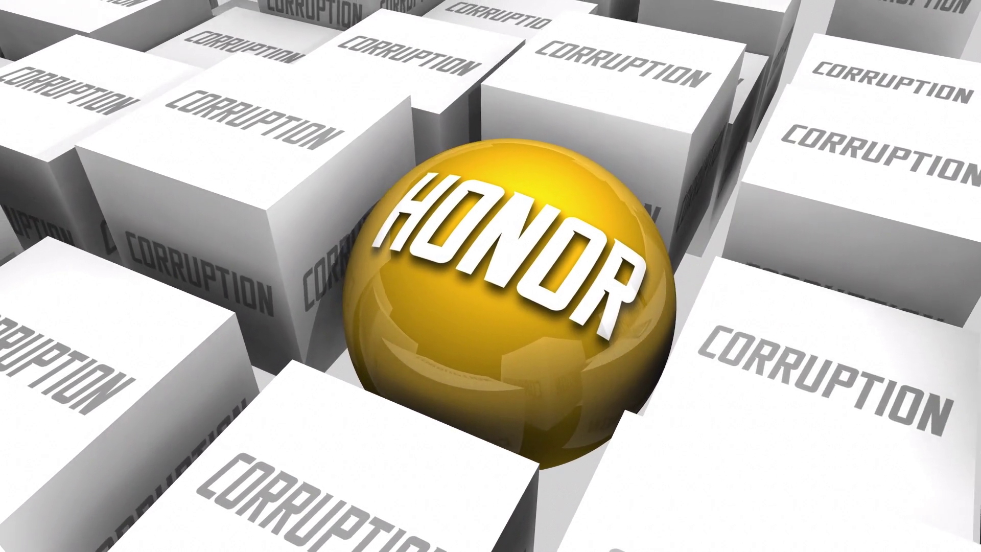 Honor Vs Corruption Integrity Fighting Fraud Stock Motion Graphics SBV ...